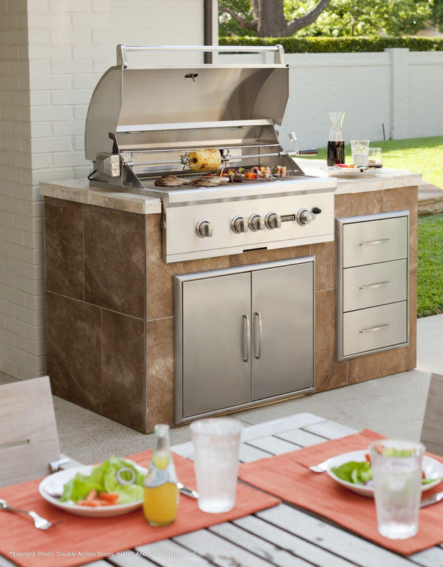 Coyote S-Series 36" Grill Package - Includes Grill, 36" Double Access ...