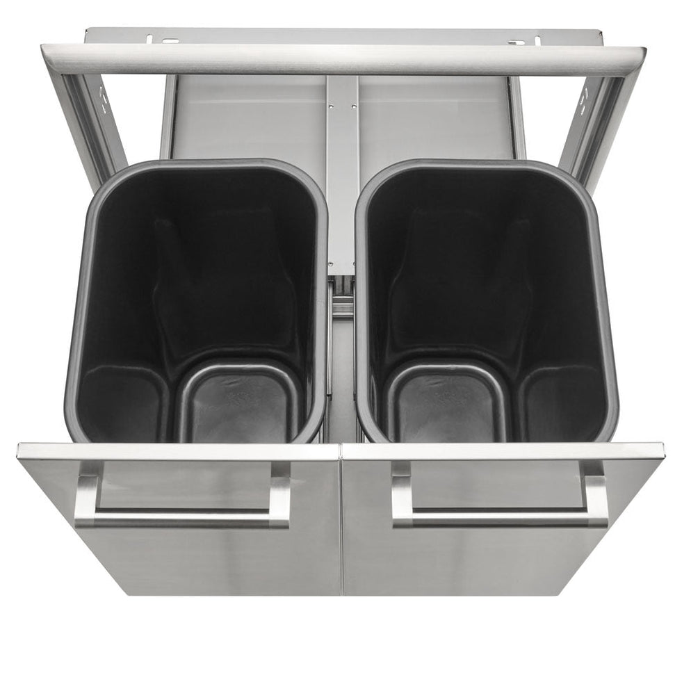 Coyote 26" Pull Out Trash and Recycle Bin - C3-TC — CoyoteGrill.com