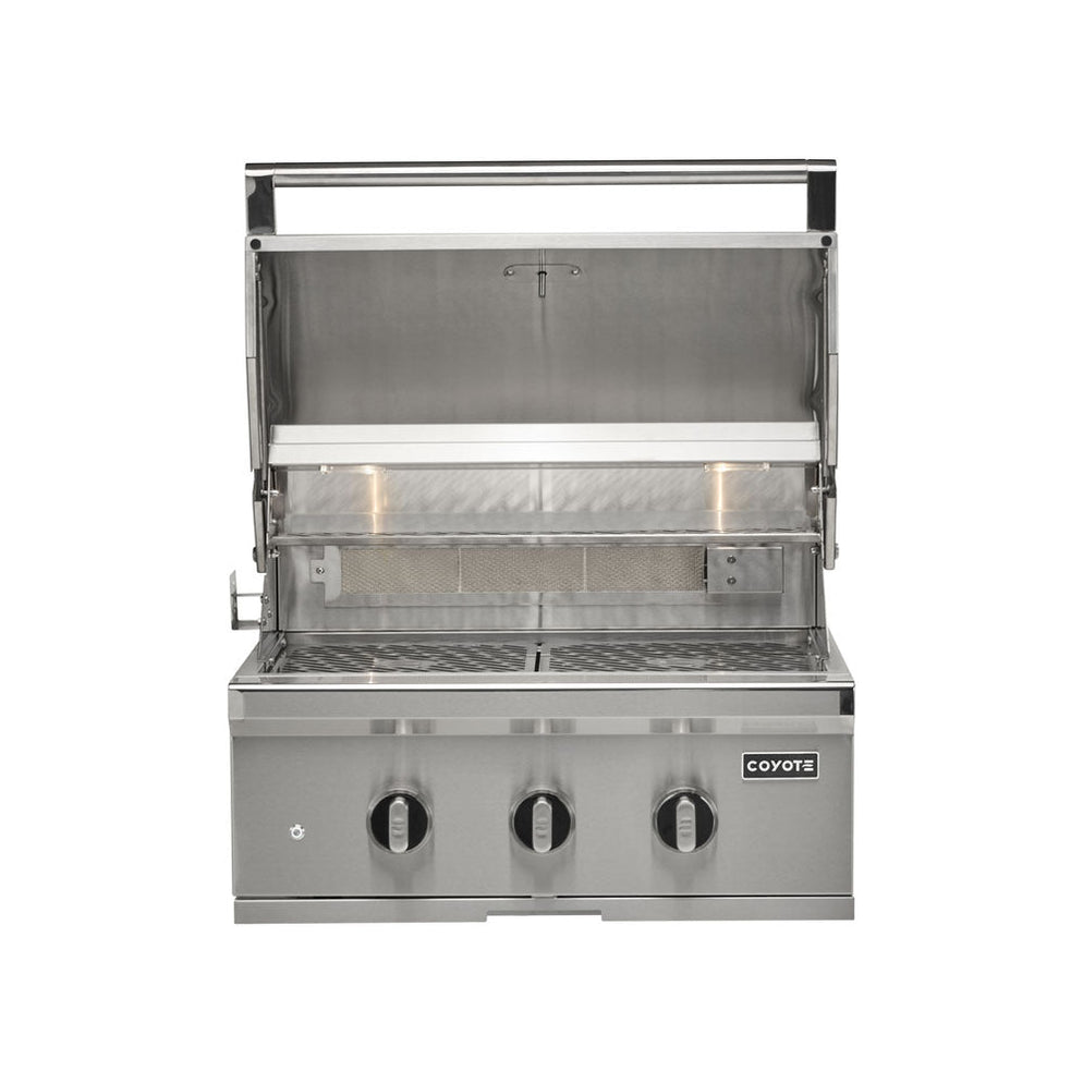 Coyote SL-Series 30" Built-In Grill with Sear Zone & Rotisserie - C3SL ...