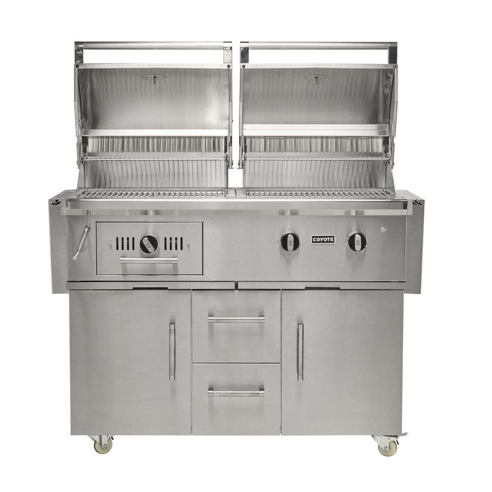Coyote 50" Built-In Hybrid Grill - C3HY50 — CoyoteGrill.com