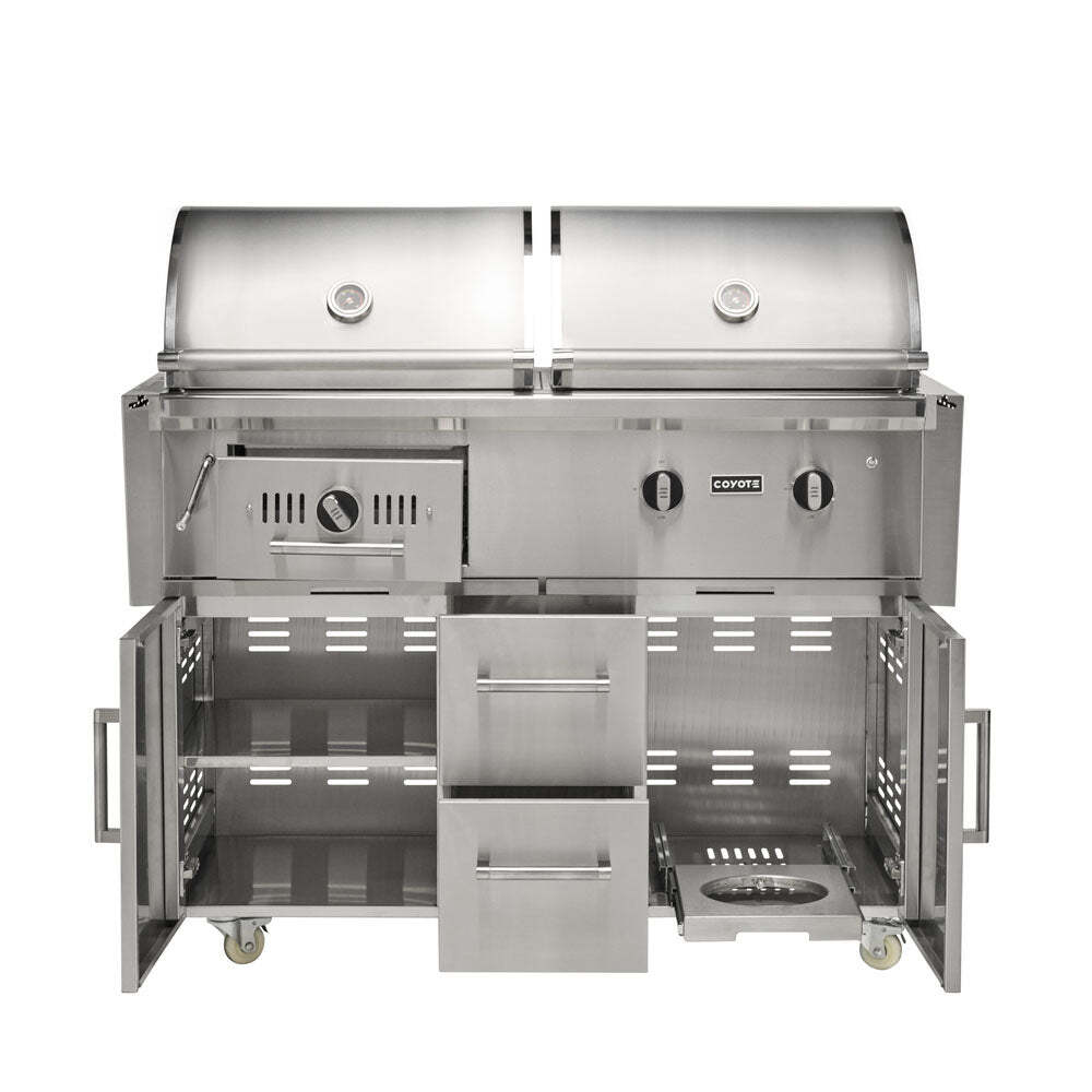 Coyote 50" Built-In Hybrid Grill - C3HY50 — CoyoteGrill.com